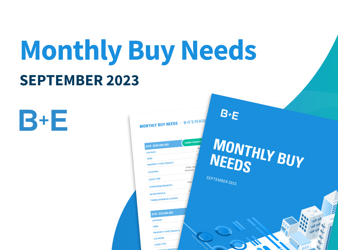 Monthly Buy Needs - B+E